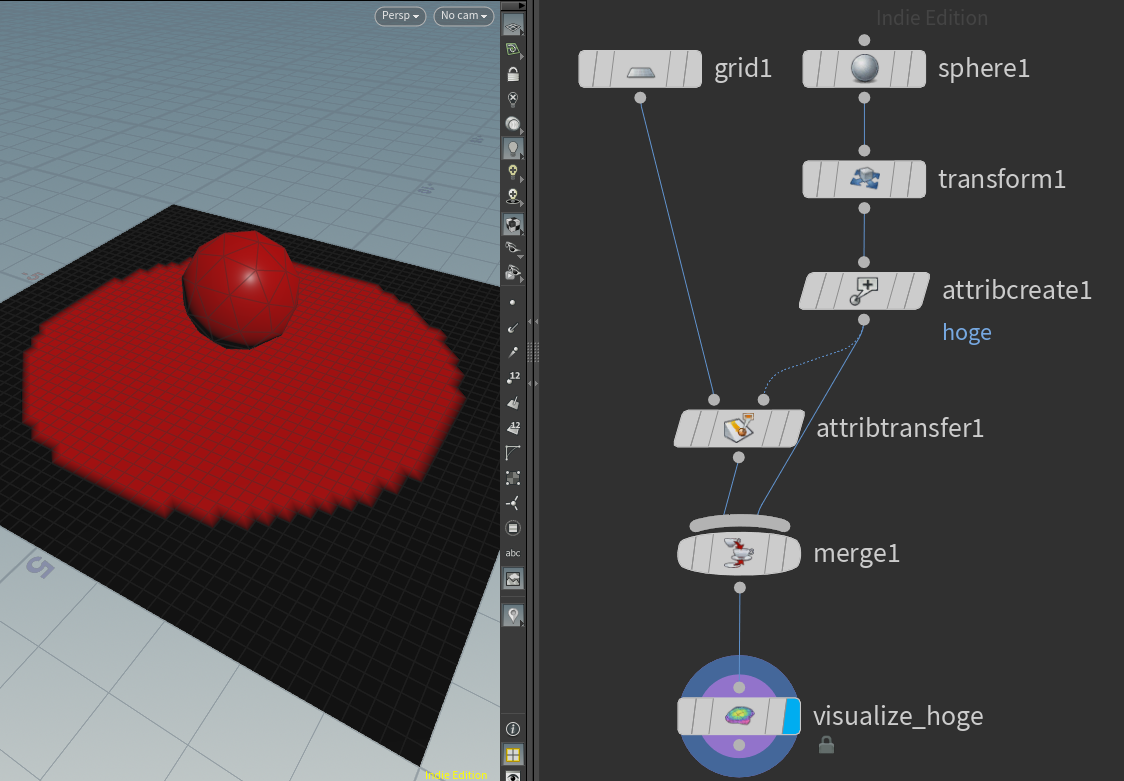 【Houdini】Attribute Transferで転送した値がボケない時の対処法 - GRAPHILIA